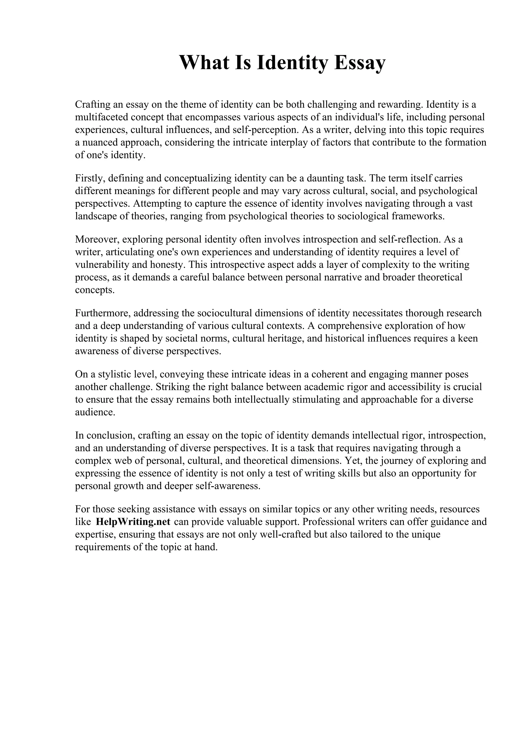 What Is Identity Essay.pdf