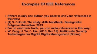 What is ieee referencing generator?