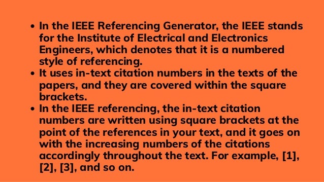 What is ieee referencing generator? What is ieee referencing generator?
