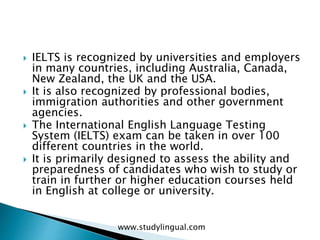 What is IELTS? | PPT