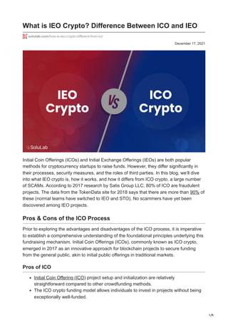 What is IEO Crypto Difference Between ICO and IEO.pdf