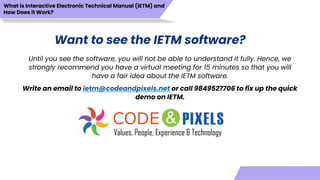 What is (IETM) Interactive Electronic Technical Manual and How Does it ...