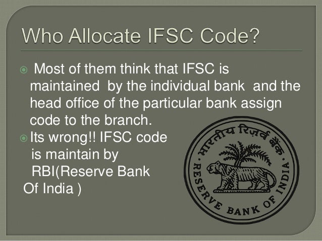 What is ifsc code