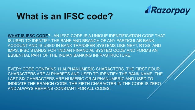 What Is IFSC Code.pptx