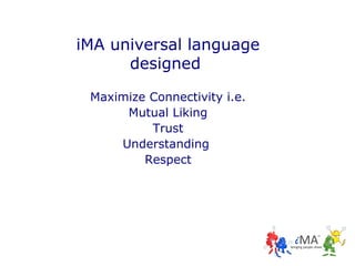 What is iMA? | PPT