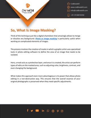 Understanding Image Masking: What It Is and Why It's Matters | PDF