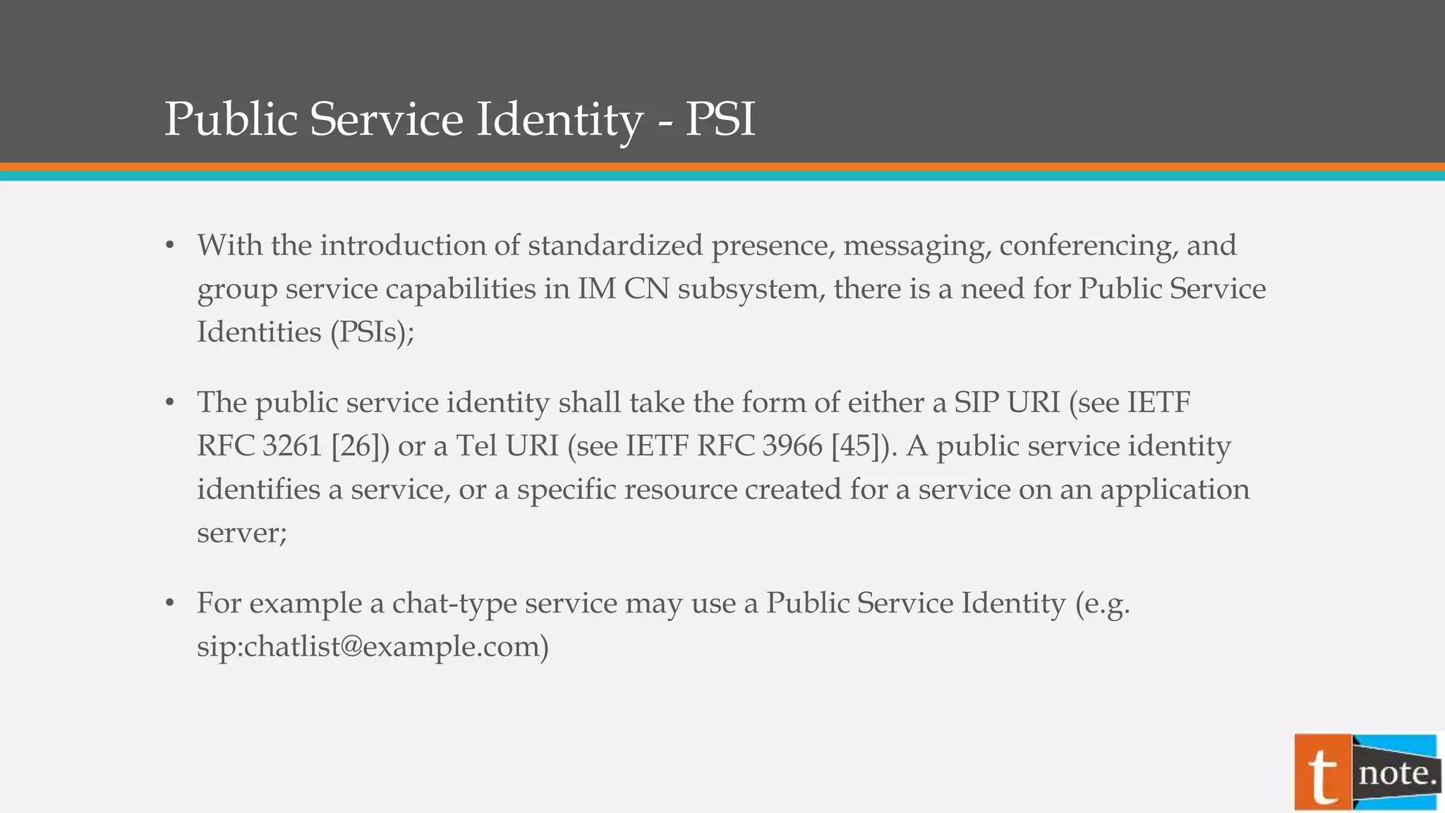 IMS Naming Identity | PPTX