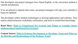What is In-house Development or Developer Team and What are the ...