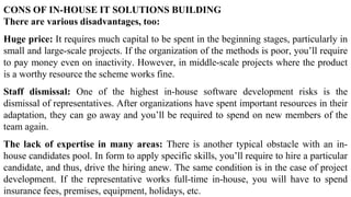 What is In-house Development or Developer Team and What are the ...