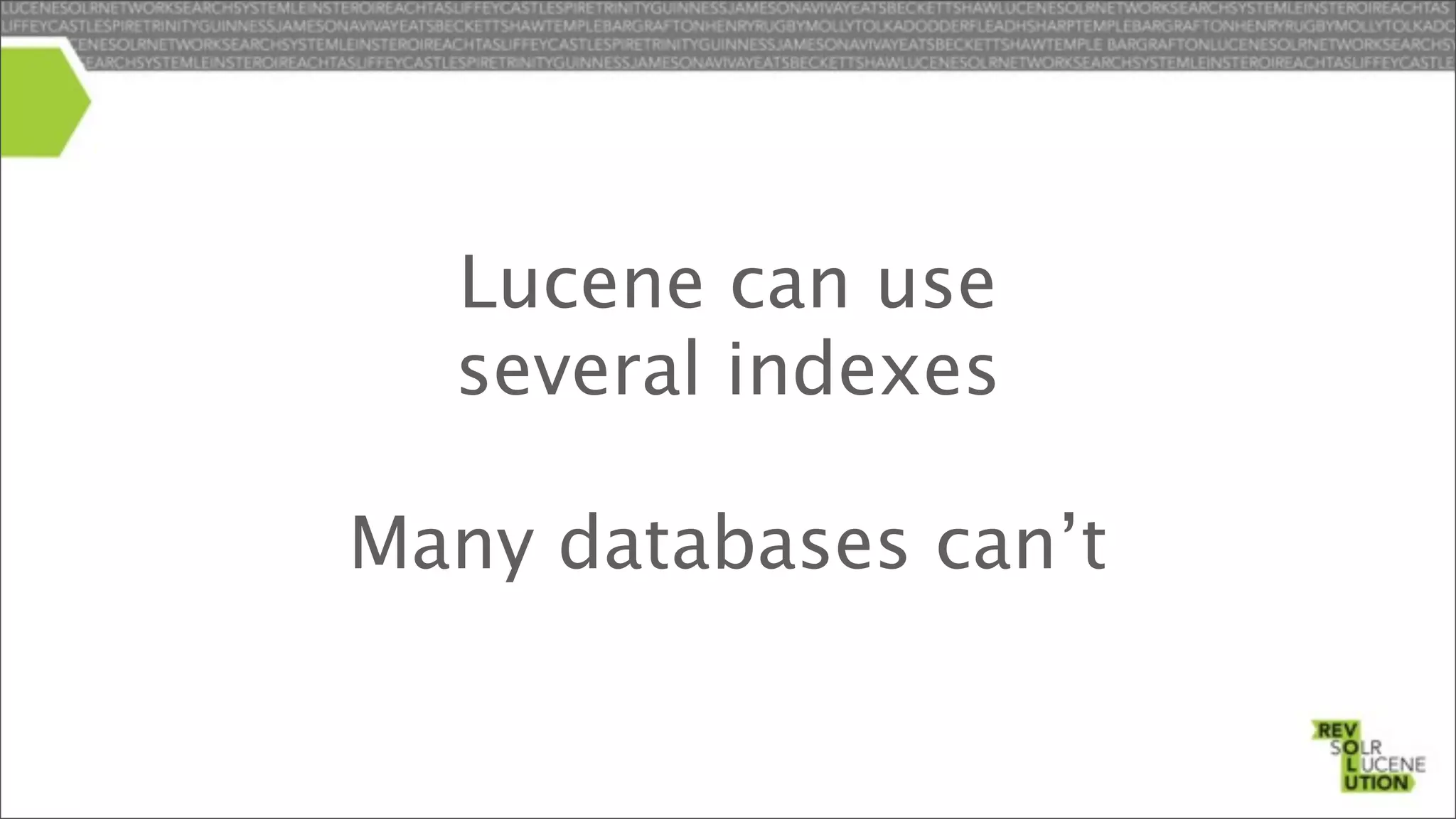 What is in a Lucene index? | PDF
