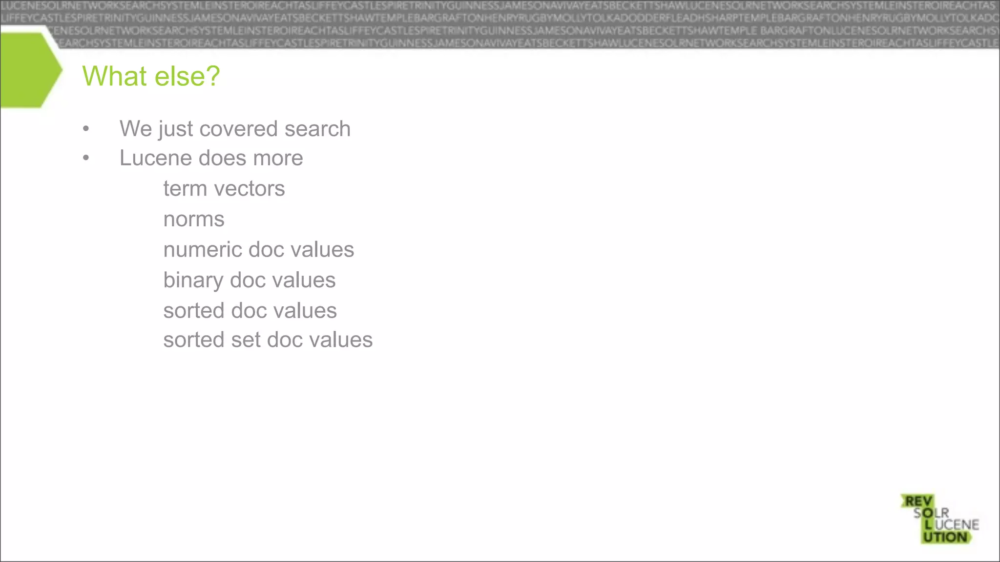 What is in a Lucene index? | PDF