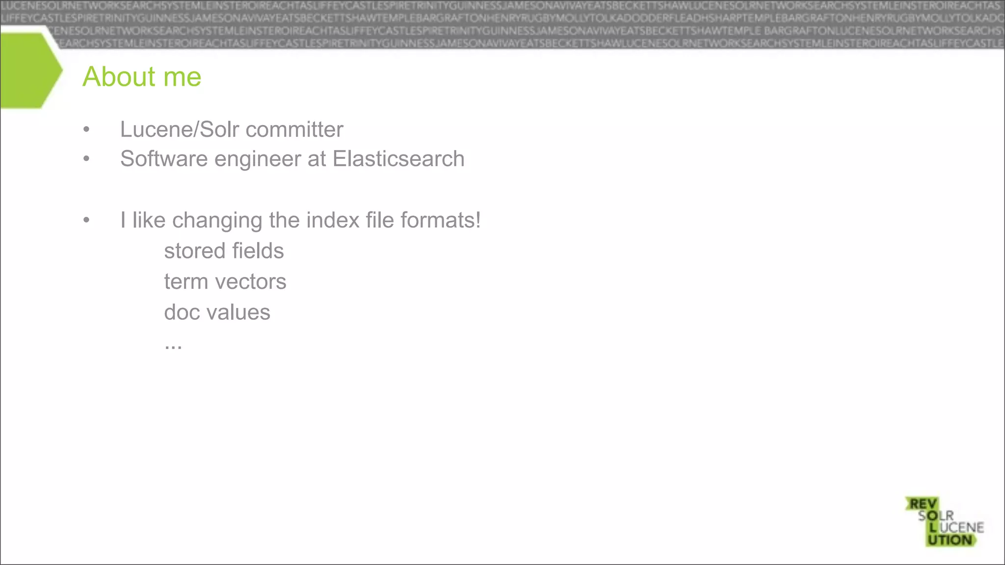 What is in a Lucene index? | PDF