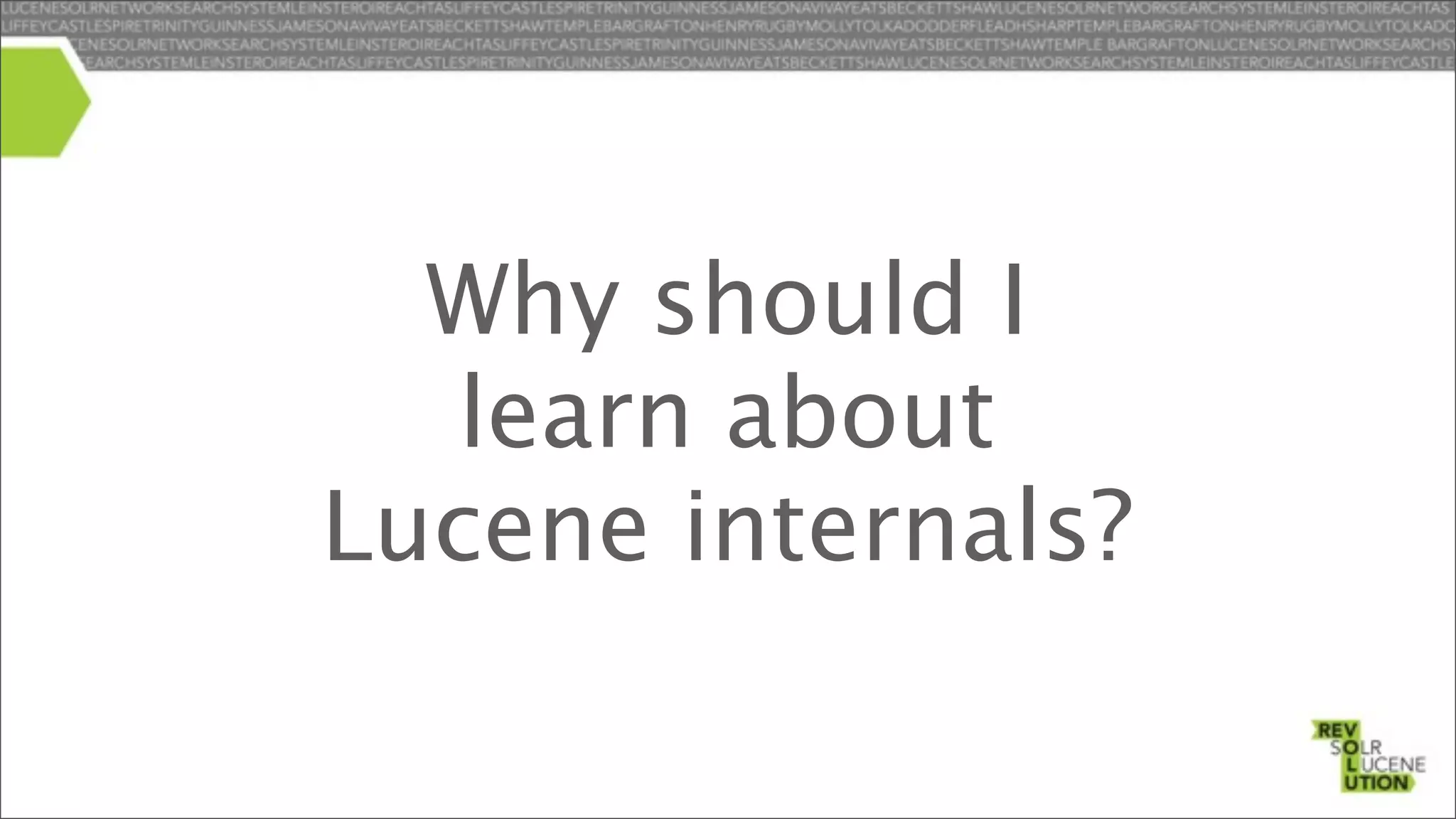What is in a Lucene index? | PDF