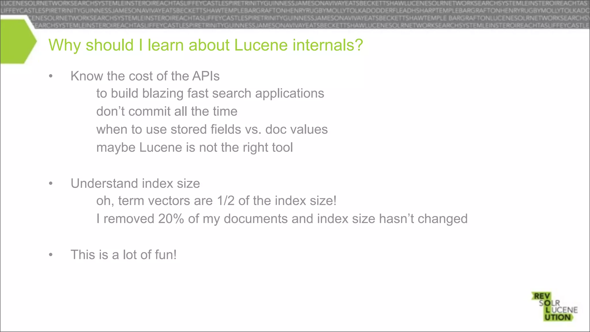 What is in a Lucene index? | PDF