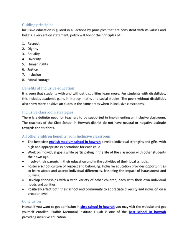 What Is Inclusive Education Pdf Special Needs Kids Parenting