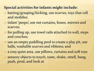 What is infants and their characteristics | PPTX