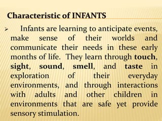 What is infants and their characteristics | PPT