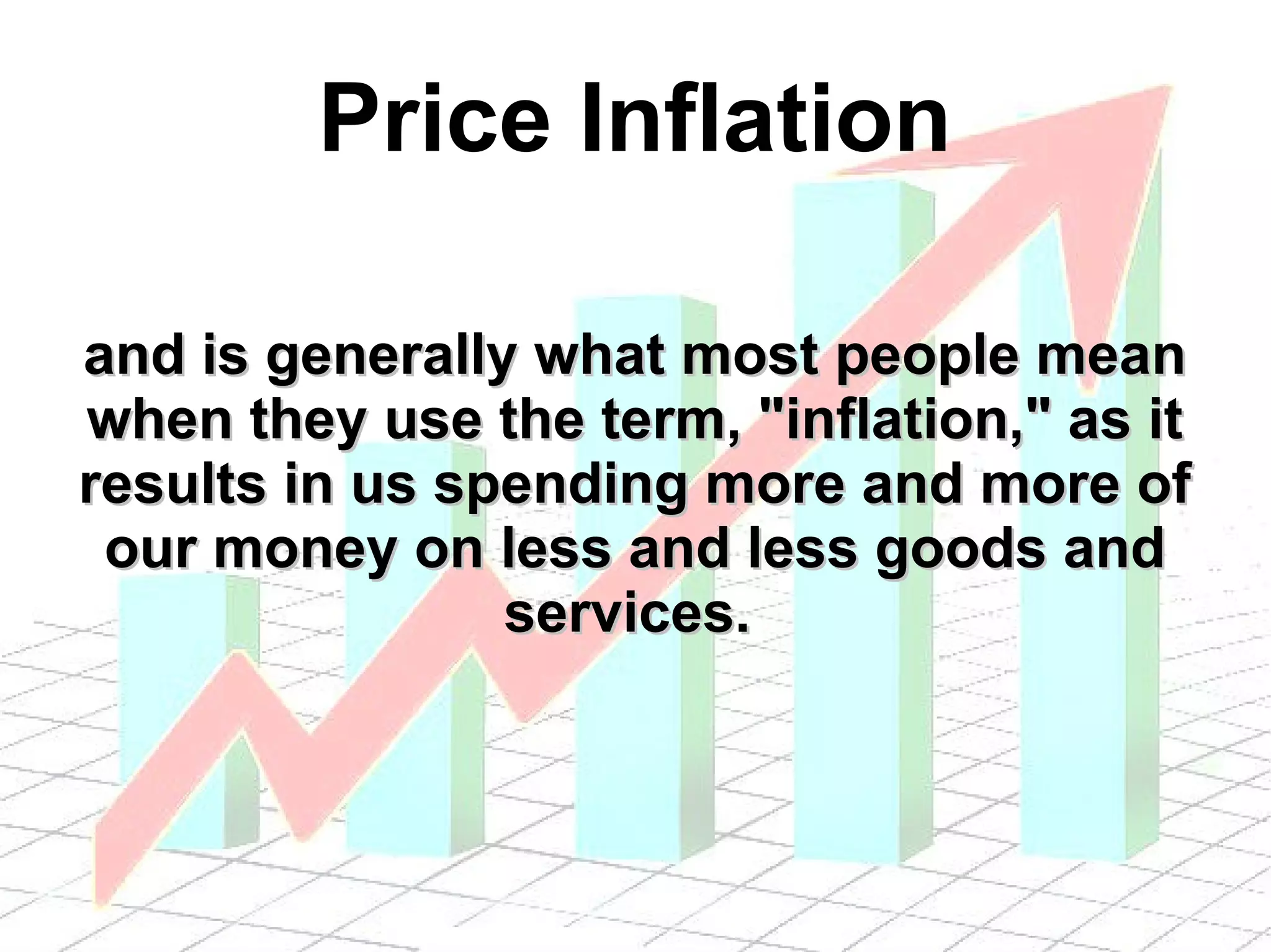 What Is Inflation? | Price Inflation Versus Printing Money Inflation | PPT