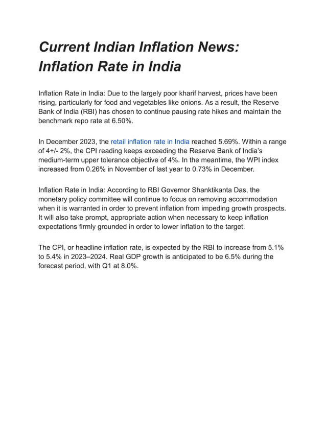 What is Inflation and How to Beat Inflation 2024.pdf