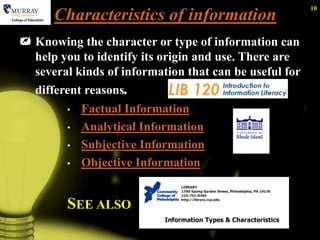 What is information? | PPT