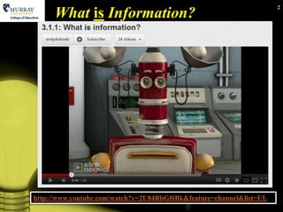 What is information? | PPT