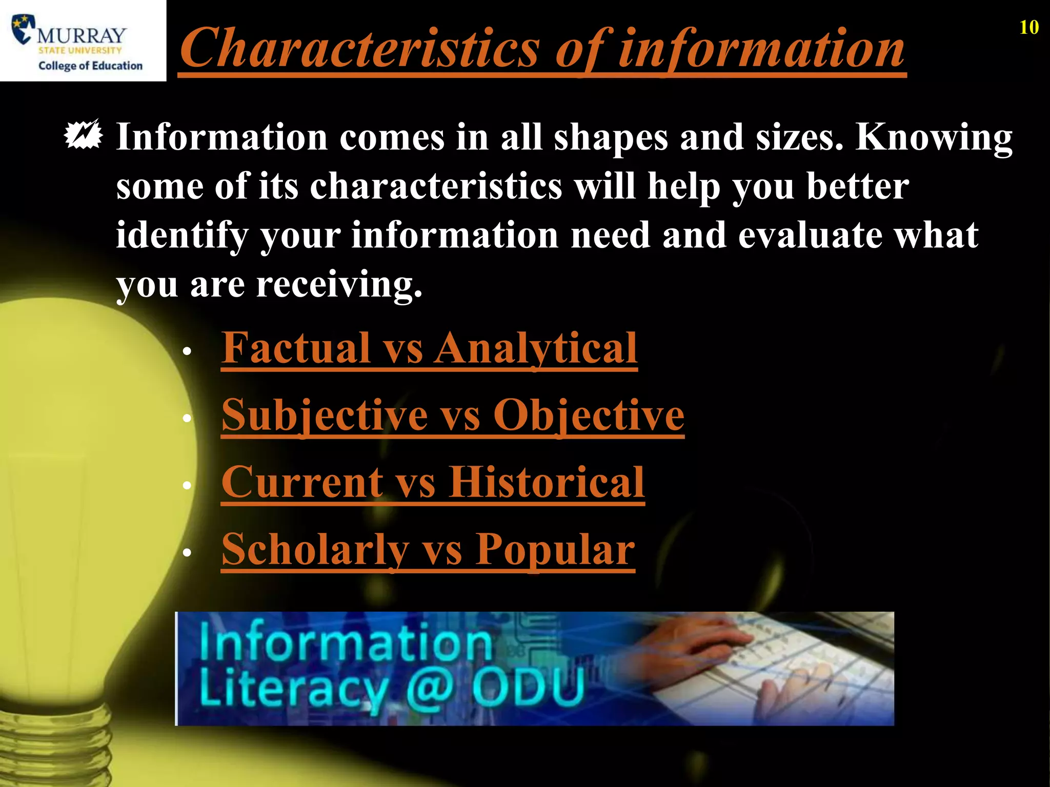 What is information? | PPTX