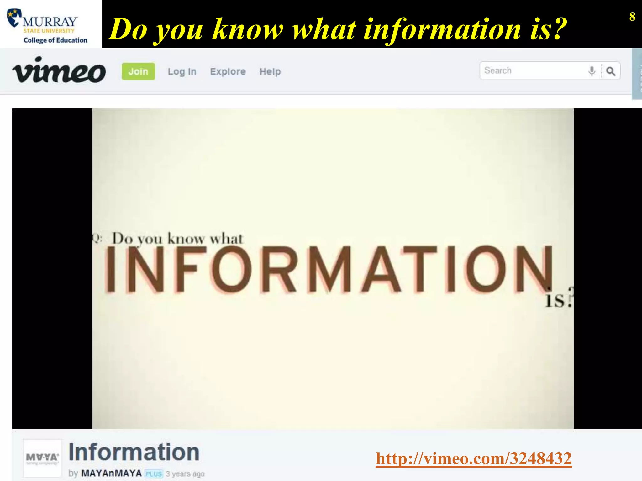 What is information? | PPTX