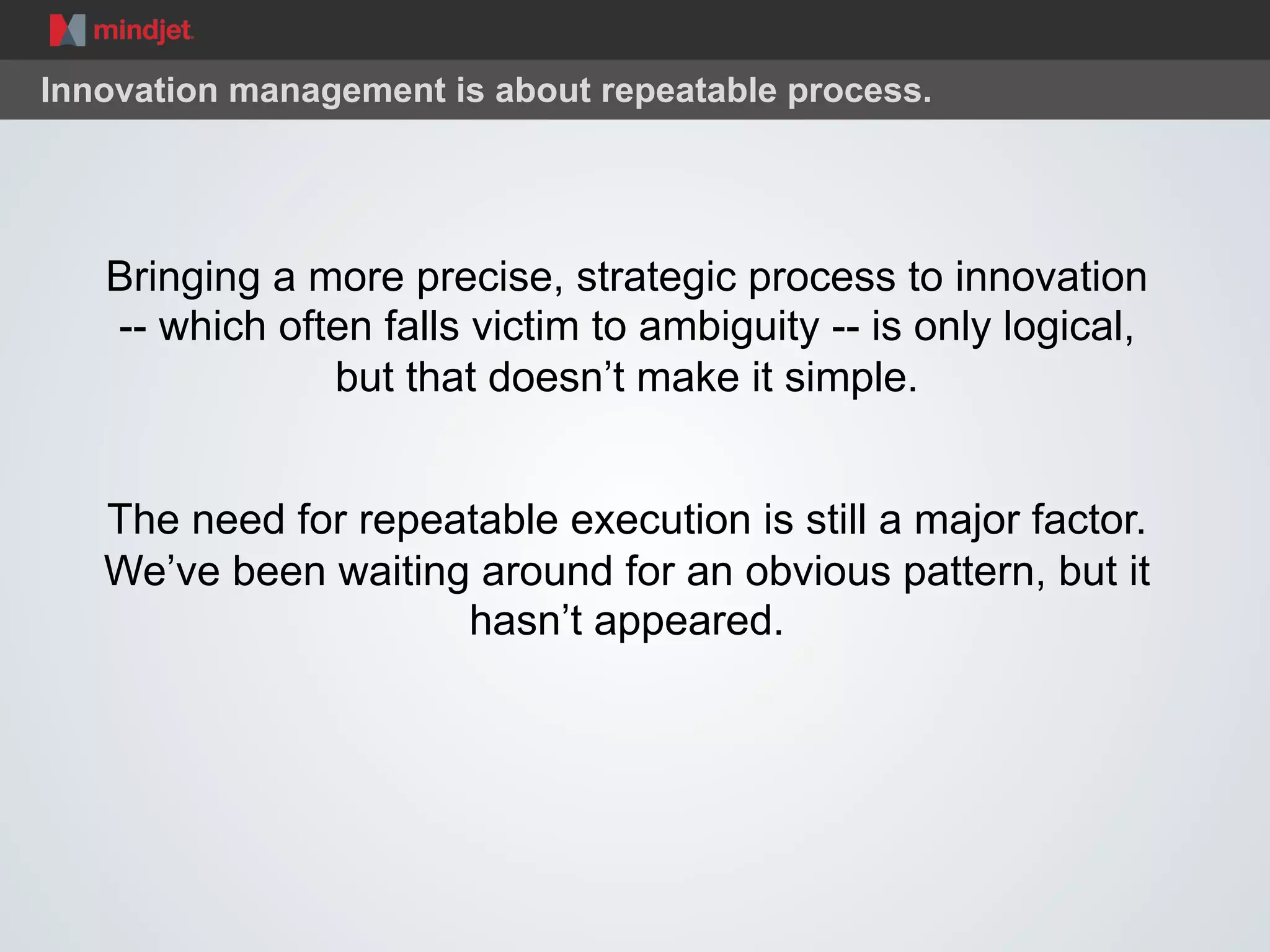 What is Innovation Management? | PPT