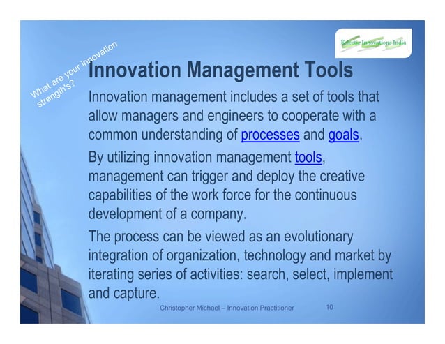 What is Business Innovation Management? A Brief Introduction | PPT