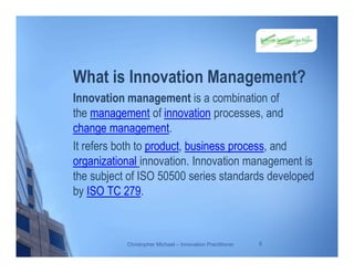 What is Business Innovation Management? A Brief Introduction | PPT
