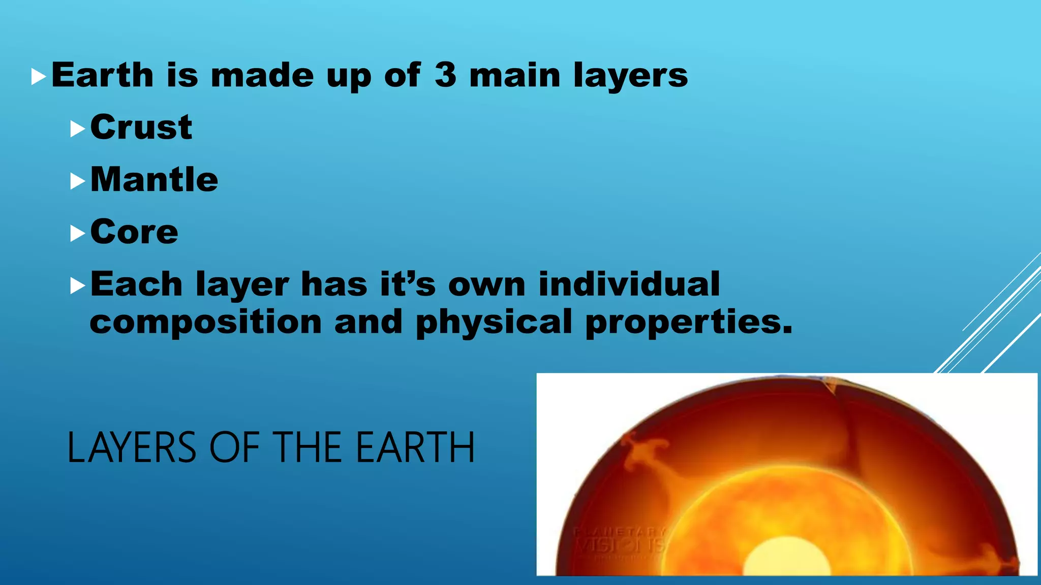 Layers of the Earth - Earth and Life Science | PPTX | Geology | Science