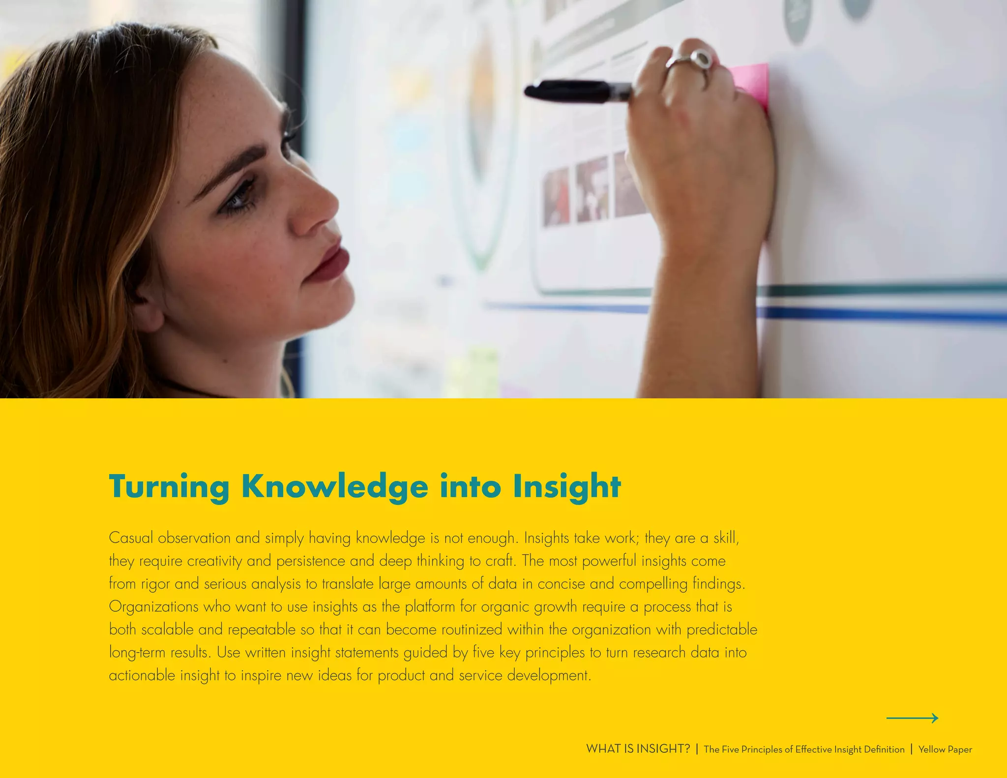 What Is Insight? The Five Principles of Effective Insight Definition | PDF