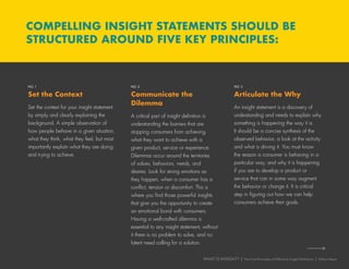 What Is Insight? The Five Principles of Effective Insight Definition | PDF