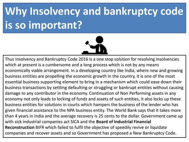 What is insolvency | PPTX