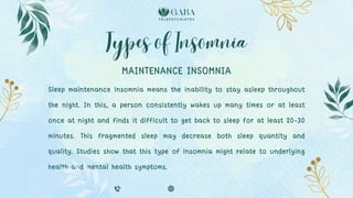 What is Insomnia - Insomnia Symptoms, Types of Insomnia, Primary ...