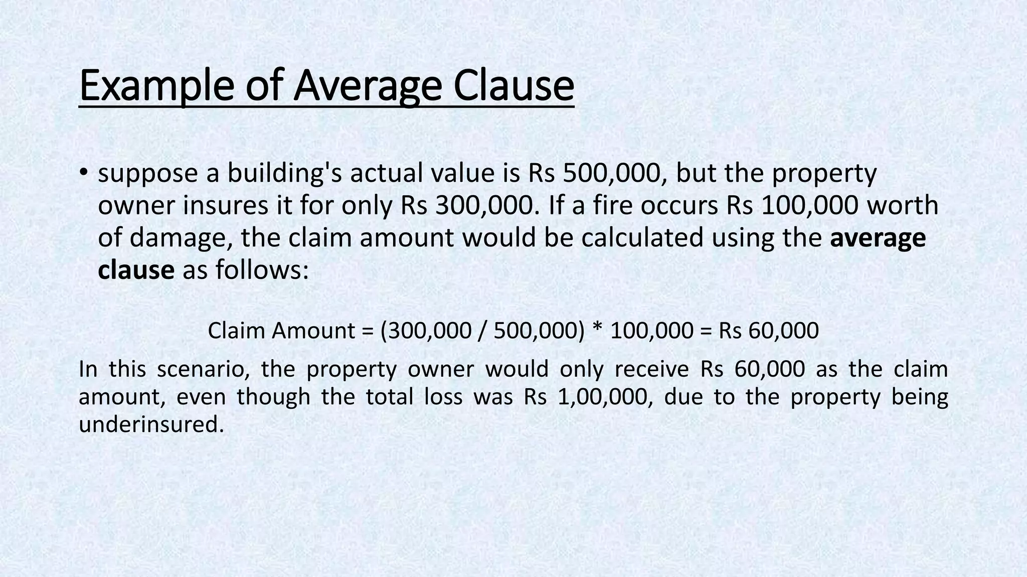 INSURANCE CLAIM | PPTX