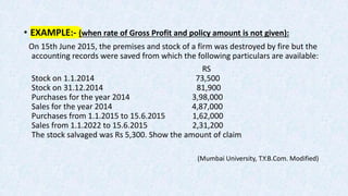 INSURANCE CLAIM | PPTX