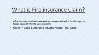 INSURANCE CLAIM | PPTX