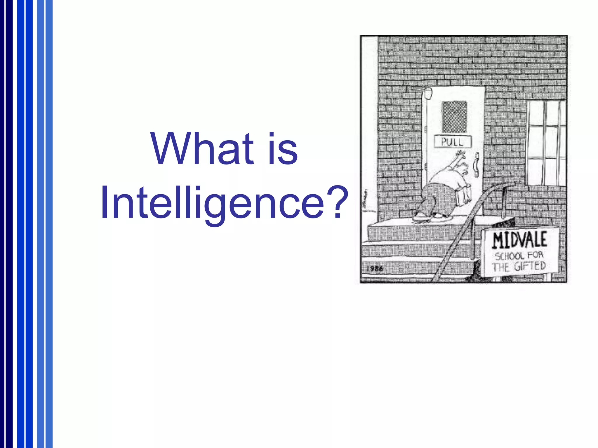 What is intelligence | PPT