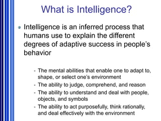 What is intelligence | PPT