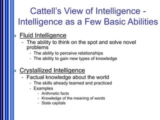 What is intelligence | PPT