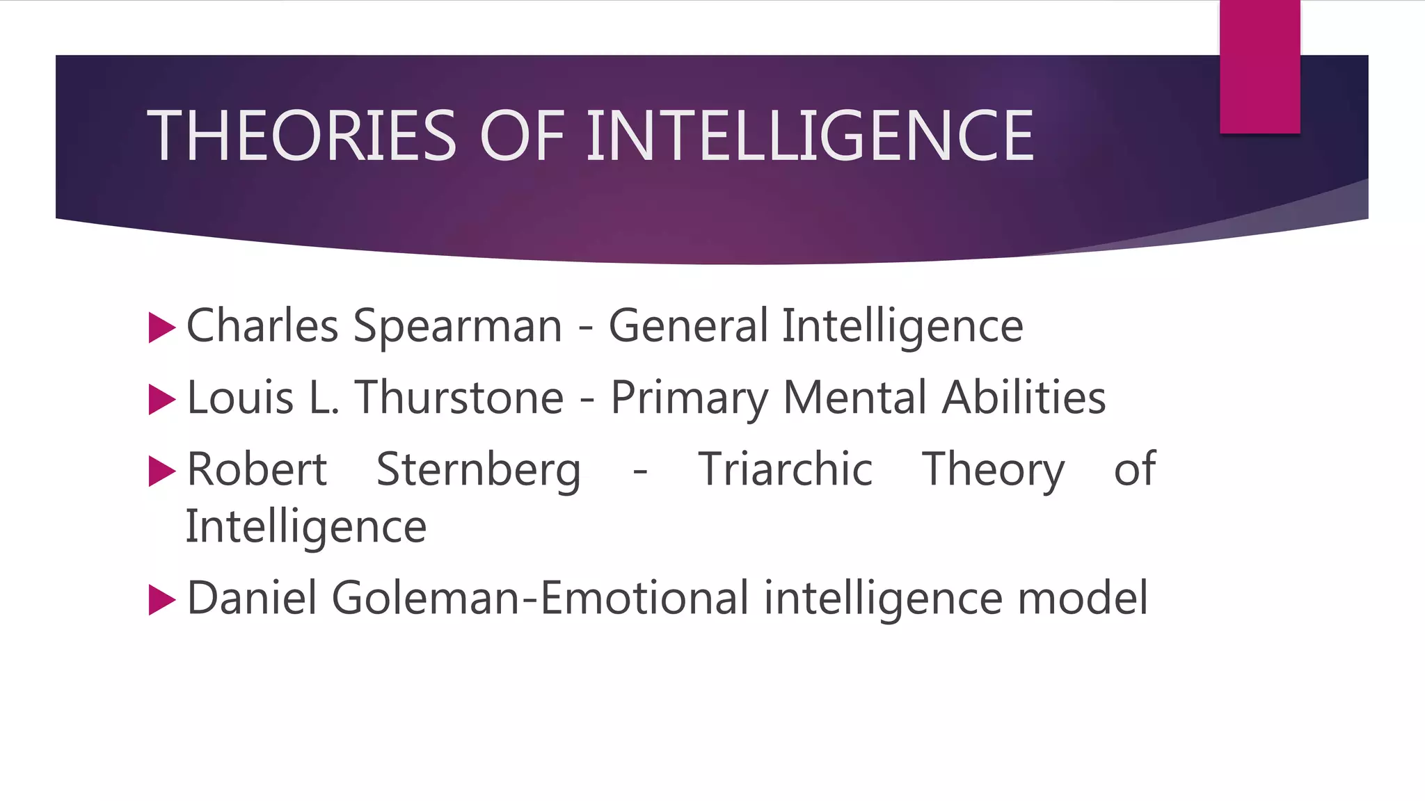 What is intelligence | PPT