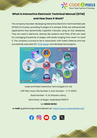 What is Interactive Electronic Technical Manual (IETM) and How Does it ...