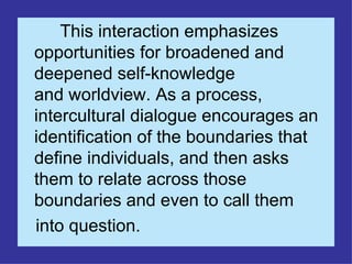 What Is “Intercultural Dialogue” | PPT