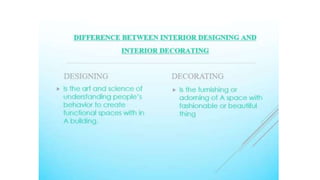 Elements of interior designing | PPTX