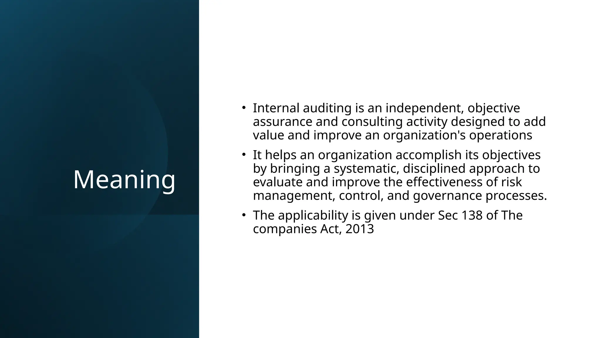 What is Internal Audit how to perform internal | PPT