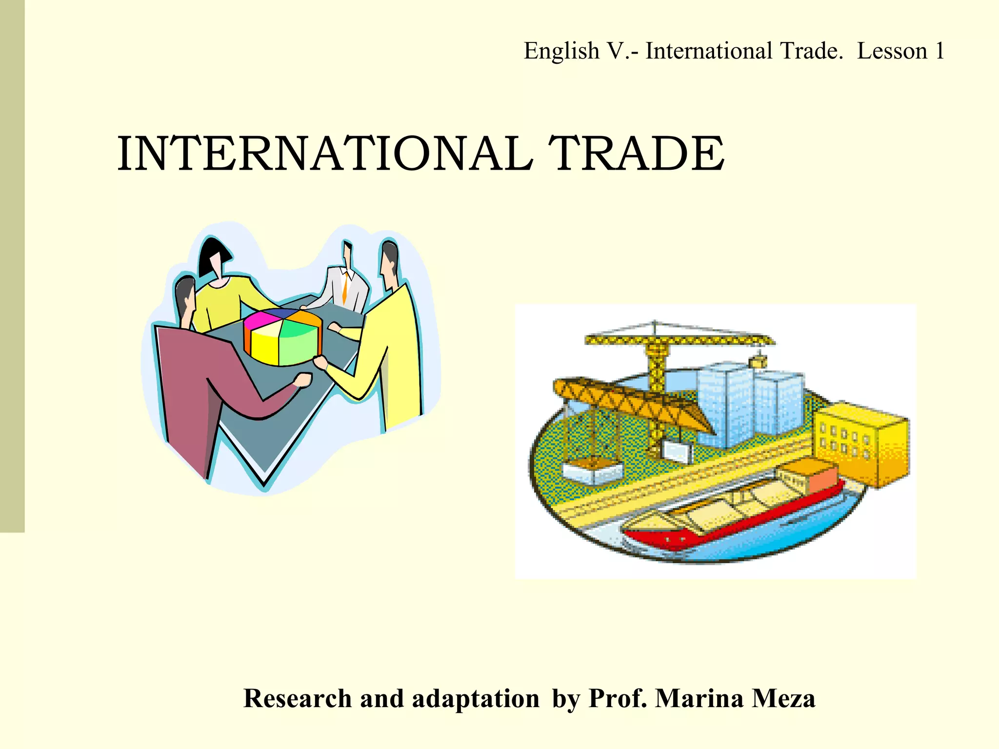 What is international trade les 1 | PPT