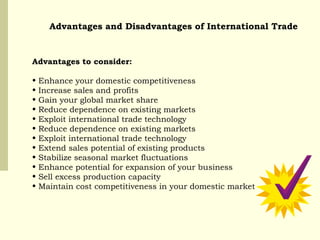 What is international trade les 1 | PPT
