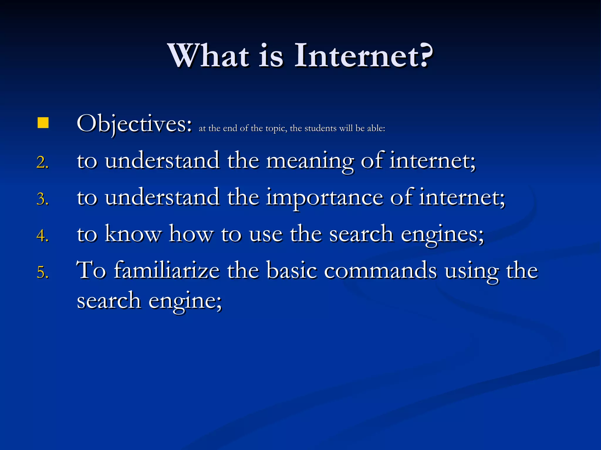 What is Internet | PPT