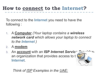 What is internet | PPTX